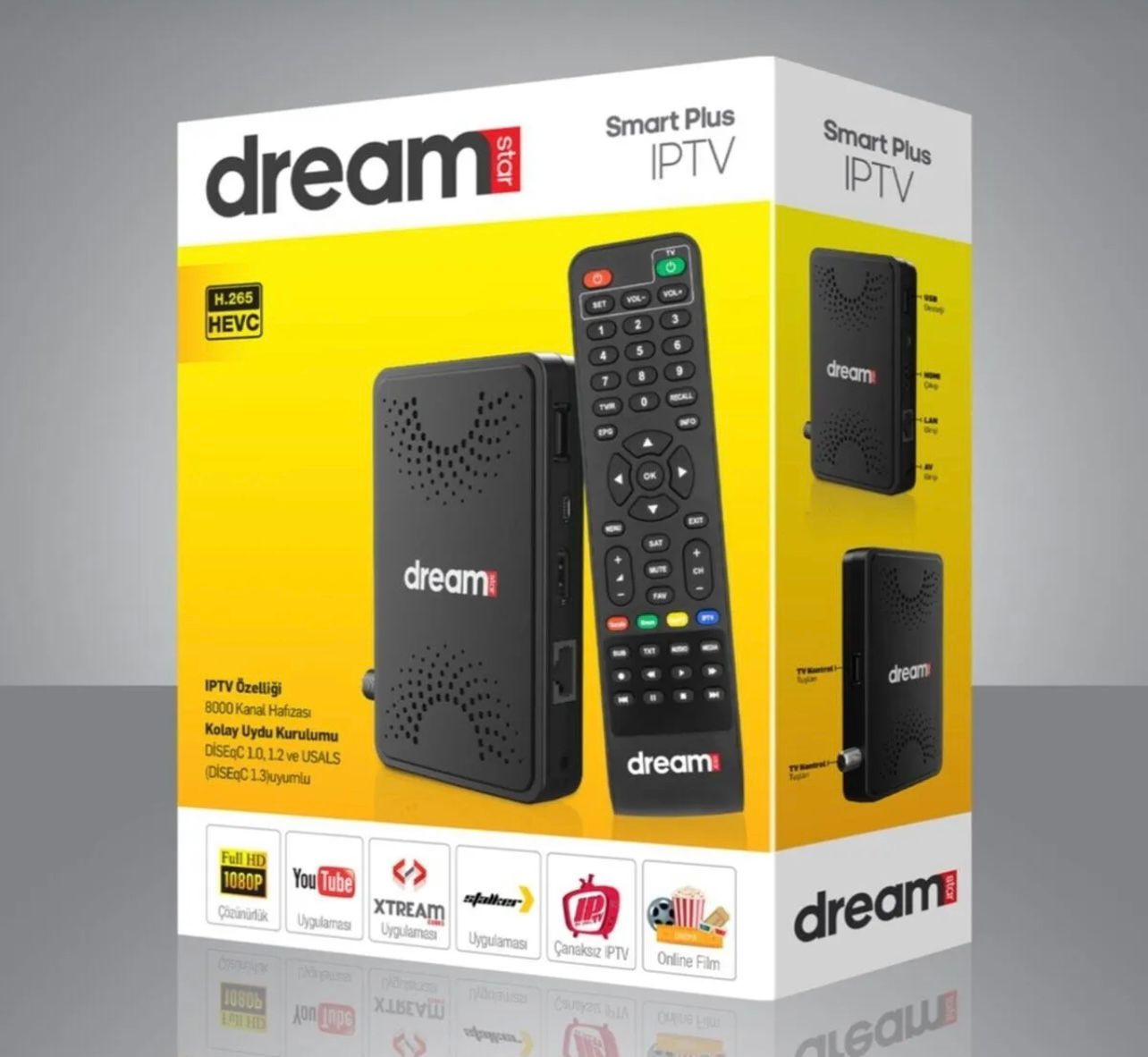 Dreamstar Smart Plus İptv Uydu Alıcı - Uydu Alıcı Ve Dijital Urunler