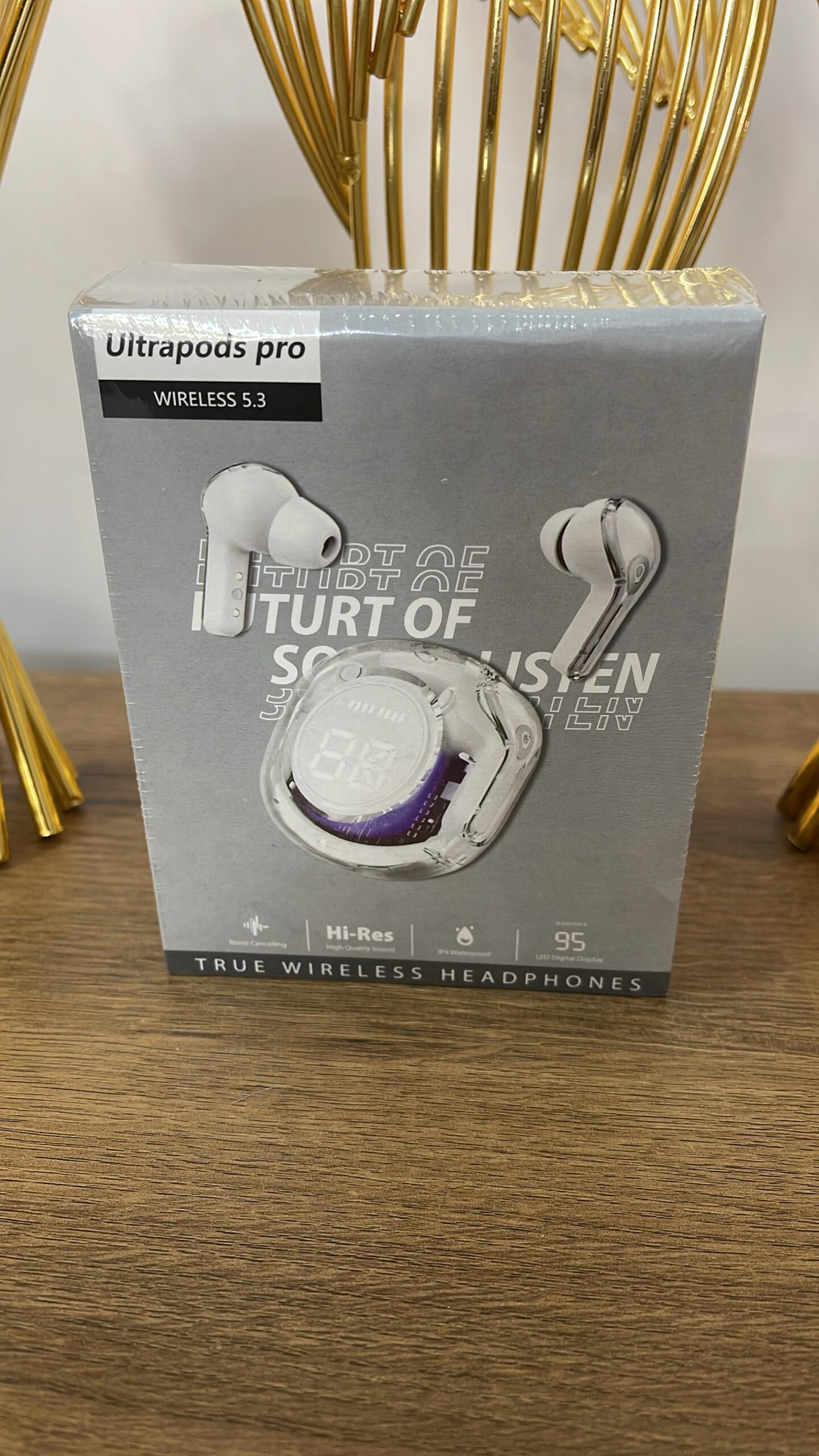 UltraPods Pro Kablosuz TWS Kulaklık Şeffaf Tasarım (BEYAZ) - Uydu Alıcı ...